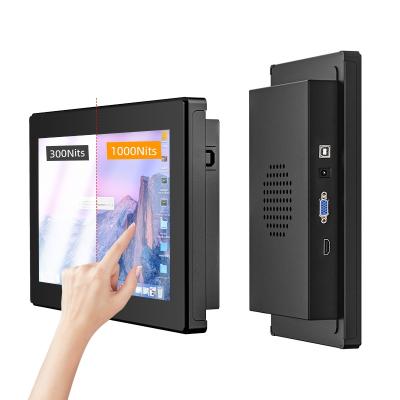 China Custom 17 Inch High Quality Touchscreen Computer Monitor Vesa Wall Mount Industrial Display for Advertising Serial Interface for sale