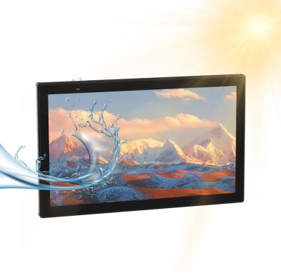 China Medical IP67 Waterproof Wall Mount Industrial Monitor Display with Capacitive Panel Computer Featuring DVI & Serial Interface for sale
