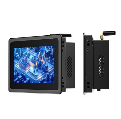China RCOMPT 12 Inch Capacitive Fanless Aluminum Alloy IoT Industrial Touch Monitor DC Waterproof Barrel Jack Female Raspberry Pi for sale