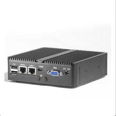 China 4GB RAM Industrial Server OS Windows XP New Fanless Embedded Industrial PC with Intel Core I5 Processor US & AU Plugs for sale