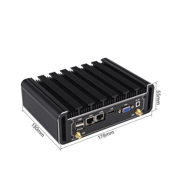 Quality Customizable Mini Industrial PC Cheap Fanless Computer with Ubuntu Win 10/11 for sale