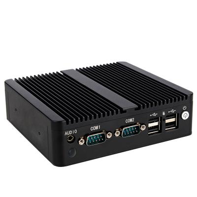 China Fanless Mini PC Box J1900 2 Ethernet 6 RS232 Linux Win7/8 12th Gen Firewall Router 4 Display Ports Processor Quad Industrial for sale