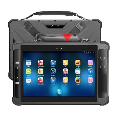 China Industrial 8-inch Rugged Tablet 10000mAh NFC Fingerprint Windows10 Android Waterproof IP67 2GB Intel Z8350 Android Windows10 for sale
