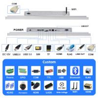 China 18.5 Inch Touch Screen All in One Computer Industrial Panel PC J4125 8GB RAM for Self Checkout for sale