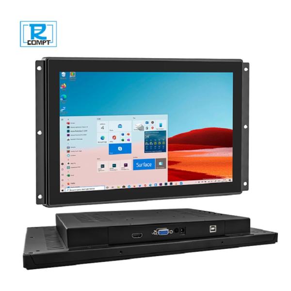 Quality Compt 15" Wall-Mounted Display LED Panel Industrial Computer Monitor for sale