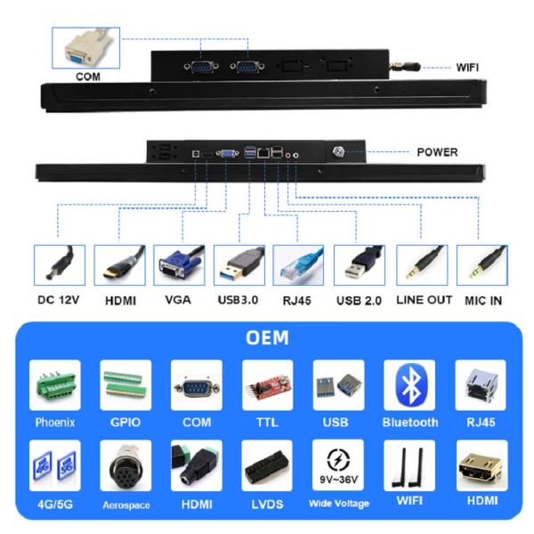 Quality Compt 10.4" Industrial PC with 4 COM Ports for Smart City for sale