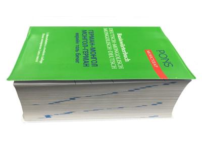 Cina Parte posteriore piana cucita sezione del dizionario obbligatorio di stampa con la copertura di cuoio in vendita