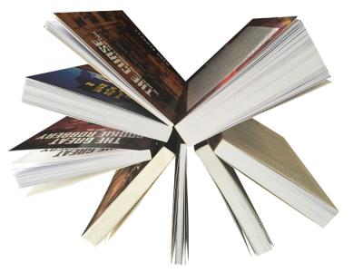 Cina Stampa rivestita del libro di libro in brossura della carta patinata di colore pieno con la laminazione di lucentezza in vendita