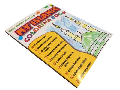 Cina Stampa del libro da colorare del disegno dei bambini professionali con la carta interna di contrappeso in vendita