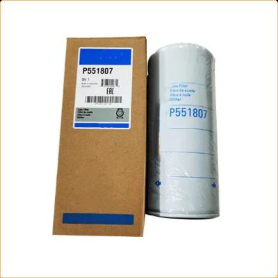 China Wholesale Truck Trailer Engine Spare Parts Spin On Lube Oil Filter P551807 With Customized Package en venta