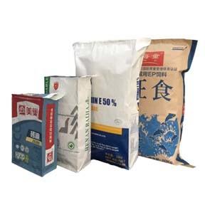 Cina sacco di carta d'imballaggio su ordinazione della valvola 20kg per l'adesivo delle mattonelle con il vostro proprio logo in vendita