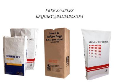Cina Sacchi di carta 20kg 25kg di Clay Granular Absorbent Multiwall Kraft in vendita