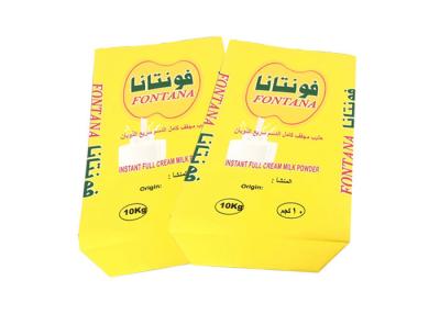 China Accept Custom Industrial Paper Bag 25kg 3 Layers Pe Lined Multi Wall Kraft for sale