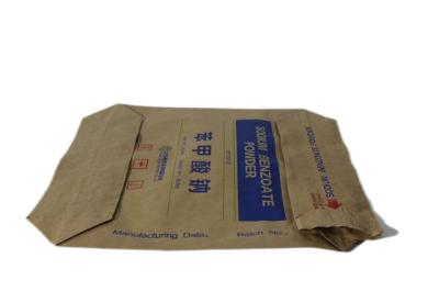 China Industrial 25kg Paper Valve Bags With Closure for sale
