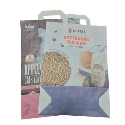 Cina Sacchi di carta su misura di Kraft per Cat Little Animal Food in vendita