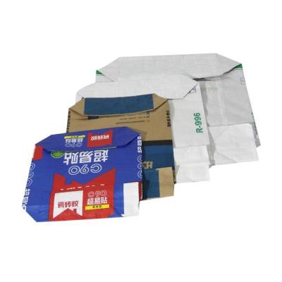 Cina Imballaggio di cemento per sacchetti di carta a parete multipla con valvola incollata con stampa flessografica in vendita