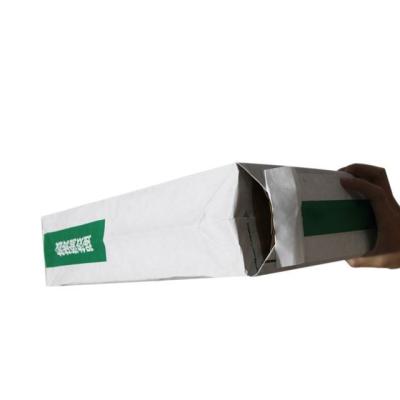 Cina sacchi di carta chimici di Multiwall Kraft del materiale di 20kg 25kg biodegradabili in vendita