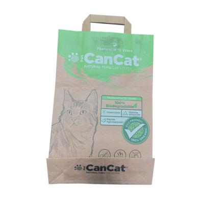 China Colorful Tofu Cat Litter Bag Cat Litter Customized Design for sale