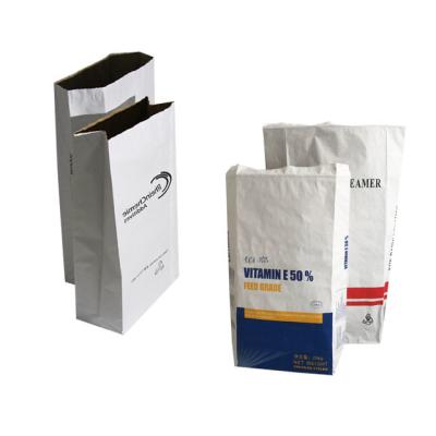 China Custom Pinch Bottom Multiwall Paper Bags For Businesses for sale