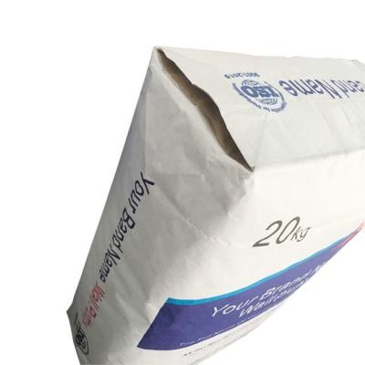 Cina Sacchi con valvola di carta con chiusura personalizzata a prova di umidità in vendita