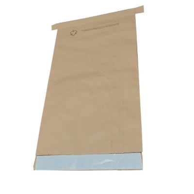 China Bruine van de Mondzakken 25kg van Multiwall Document Genaaide Open het Voedselrang Te koop