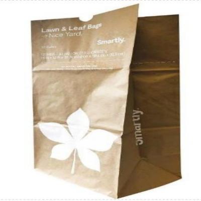 China Open Top Oem Odm Lawn Paper Bags Custom Size Custom Thickness for sale