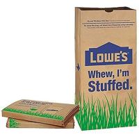 China Biodegradable 30 Gallon Lawn Leaf Paper Bags Custom Logo Accepted for sale