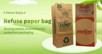 China Degradable Paper Leaf And Lawn Bags Custom Printed Custom Shape Printing for sale