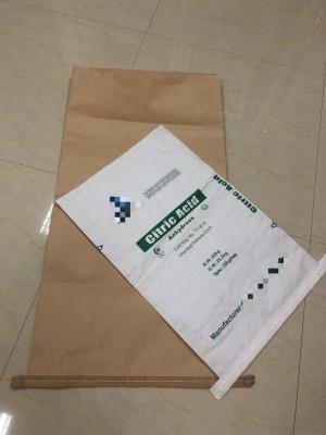 China Sacos de papel de parede múltipla de boca aberta costurados para necessidades de alto desempenho à venda