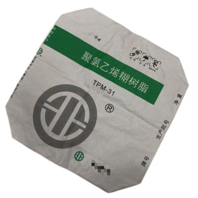 China Surface Perforated Industrial Multiwall Paper Bags For Polyethylene Paste Resin for sale