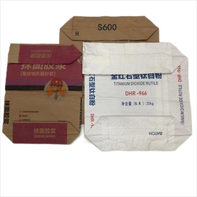 Cina Sacchetti di carta per valvole multipareti a prova di umidità e impermeabili biodegradabili per alimenti in vendita