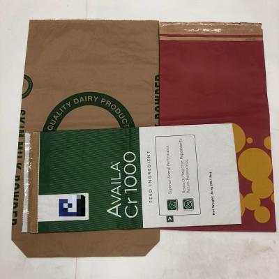 Cina Logo di stampa personalizzato Sacchetti di carta a pareti multiple a prova di umidità in vendita