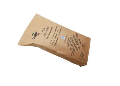 Cina 2 strati 3 strati di 25kg hanno saldato a caldo la borsa normale del pacchetto della farina di carta kraft dei sacchi di carta in vendita