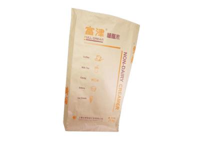 China Vlakke Bodem 2 of 3 Lagen 300mm het Document van Multiwall Kraftpapier Zakken Te koop