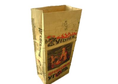 China Square Bottom Multiwall Paper Bags  2 Ply / 3 Ply Recyclable Eco Friendly Moisture Proof for sale