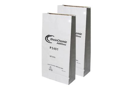 Cina 25kg Multi Layers Kraft Paper Bag Custom Printing With Flat Bottom in vendita