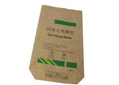 Cina Il fondo del quadrato ha incollato i sacchi di carta aperti della bocca per uso dell'alimento in vendita