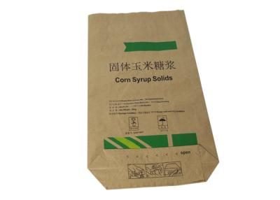 Cina La capacità su ordinazione 1-4 strati quadra l'imballaggio inferiore della polvere dell'alimento dei sacchi di carta in vendita