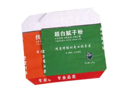 Cina 20KG 25KG ha incollato il mortaio del cemento dell'industria chimica dei sacchi di carta di Multiwall Kraft della valvola in vendita