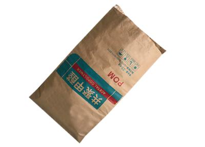 Cina sacchi di carta aperti Kraft di Multiwall della bocca cuciti meccanismo 25kg in vendita