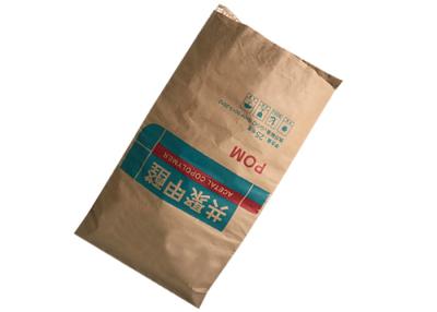 Cina Il materiale da costruzione 120gsm ha saldato a caldo i sacchi di carta con il fondo di pizzico in vendita