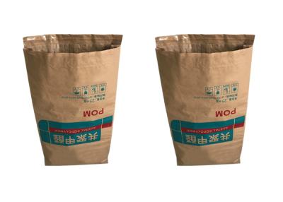Cina Il materiale da costruzione 120gsm ha saldato a caldo i sacchi di carta con il fondo di pizzico in vendita