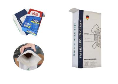 Cina Borse della valvola della carta del sacco di carta kraft dell'amido pregelatinizzato 15kg 20kg 25kg in vendita