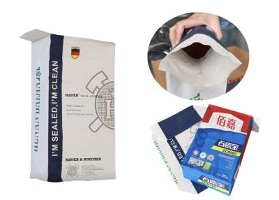 China 20kg 25kg Pasted Kraft Paper Valve Bag Starch Sugar Packaging Paper Sack for sale