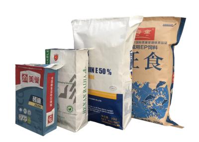 Cina dei sacchi di carta di 25kg 20kg Multiwall Kraft commestibile la fecola di patate Sugar Packaging in vendita