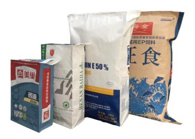 Cina Borsa di carta a prova d'umidità riciclabile su misura dell'imballaggio del materiale da costruzione della borsa della valvola in vendita