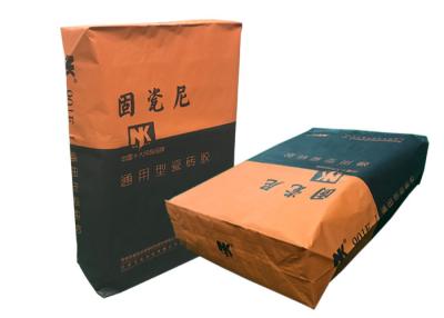 Cina 25KG 50KG ha incollato i sacchi di carta della valvola di Kraft asciuga l'imballaggio del mortaio in vendita