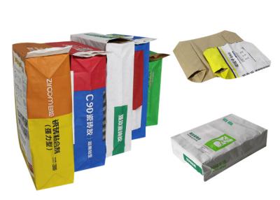China het Document van 25kg 20kg de Zak van Logo Pasted Kraft Paper Packaging van de Zakdouane Te koop