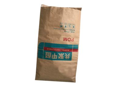 Cina Prestazione biodegradabile della stalla di grande capacità dei sacchi di carta 25kg 50kg di Multiwall Kraft in vendita