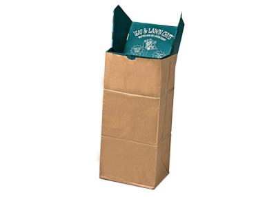 China O lixo Brown encerou Compostable descartável biodegradável dos sacos de papel 100% de Kraft à venda